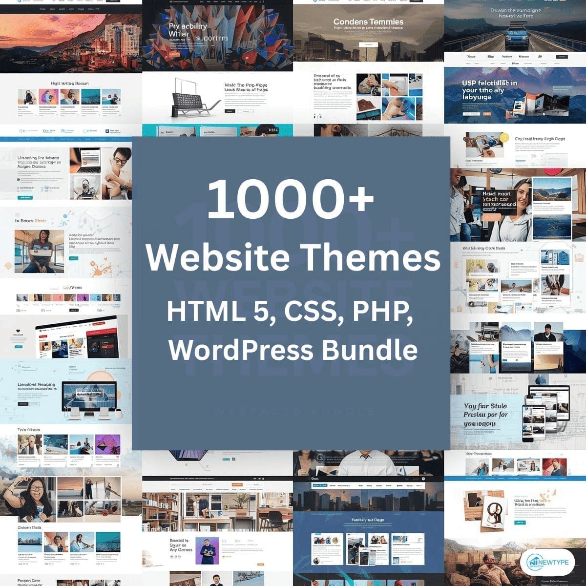 1000+ Website Themes HTML 5, CSS, PHP, WordPress Bundle - Newtype ...